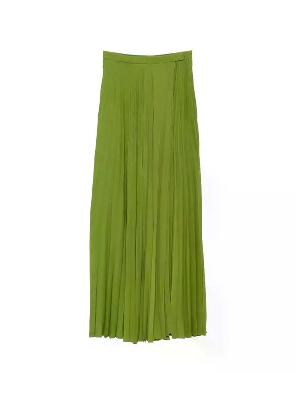 TOM FORD Pleated Maxi Skirt - Green