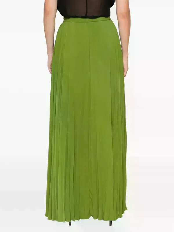 TOM FORD Pleated Maxi Skirt - Green