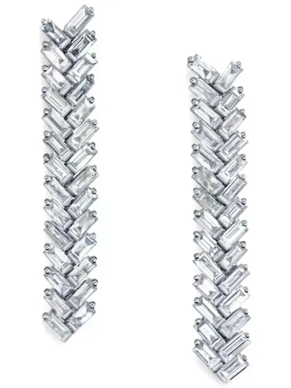 ANITA KO Short Zipper Diamond Earrings