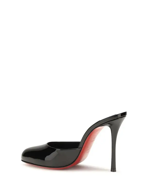 CHRISTIAN LOUBOUTIN Dolly Patent Leather Mules