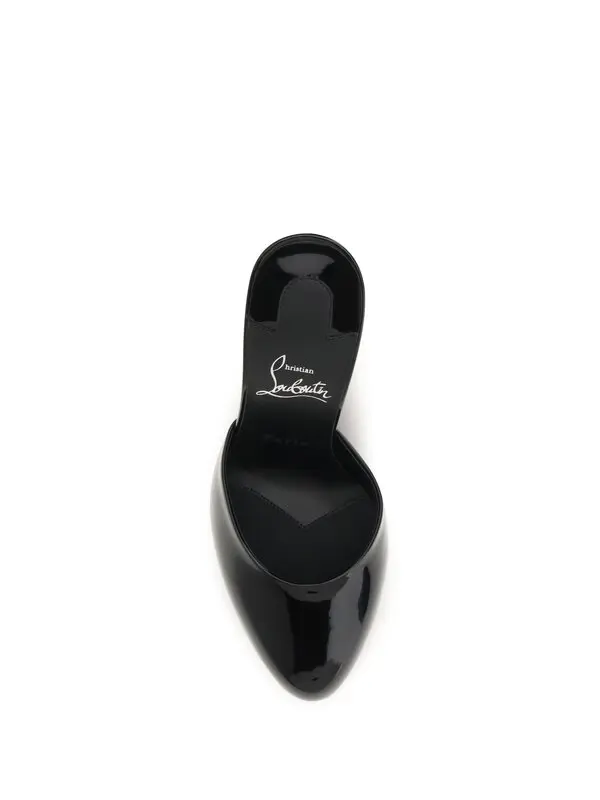 CHRISTIAN LOUBOUTIN Dolly Patent Leather Mules