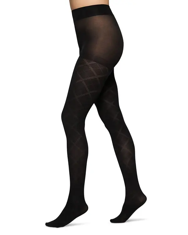 Hue Textured Diamond Tights