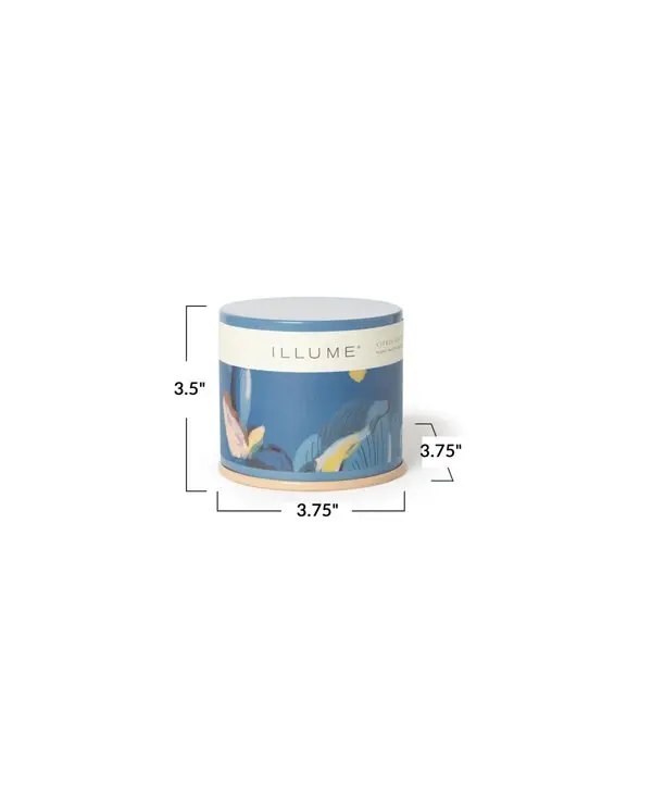 ILLUME Beautifully Done Essentials Citrus Crush Vanity Tin Scented Candle, 11.8 Oz