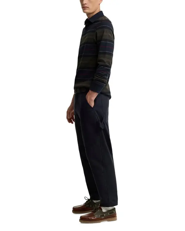 Barbour Frith Cotton Tartan Stripe Rugby Shirt