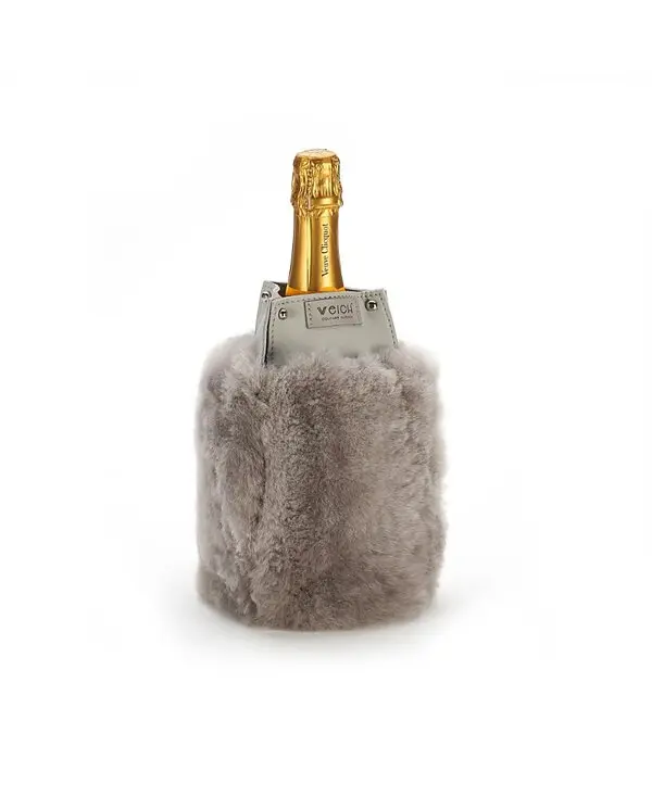 WEICH COUTURE ALPACA Frio Bottle Cooler - Silver Grey