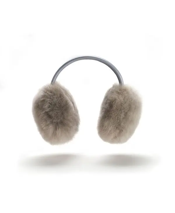 WEICH COUTURE ALPACA Olmo Earmuffs - Silver Grey