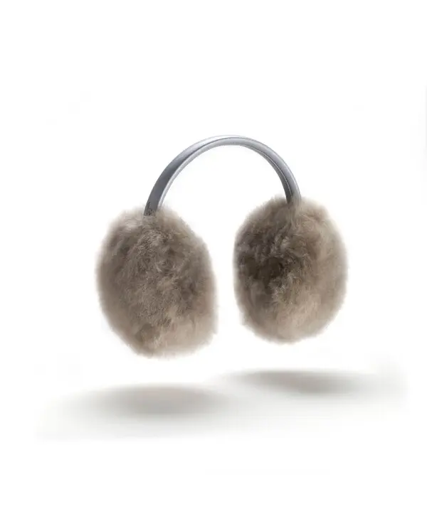 WEICH COUTURE ALPACA Olmo Earmuffs - Silver Grey