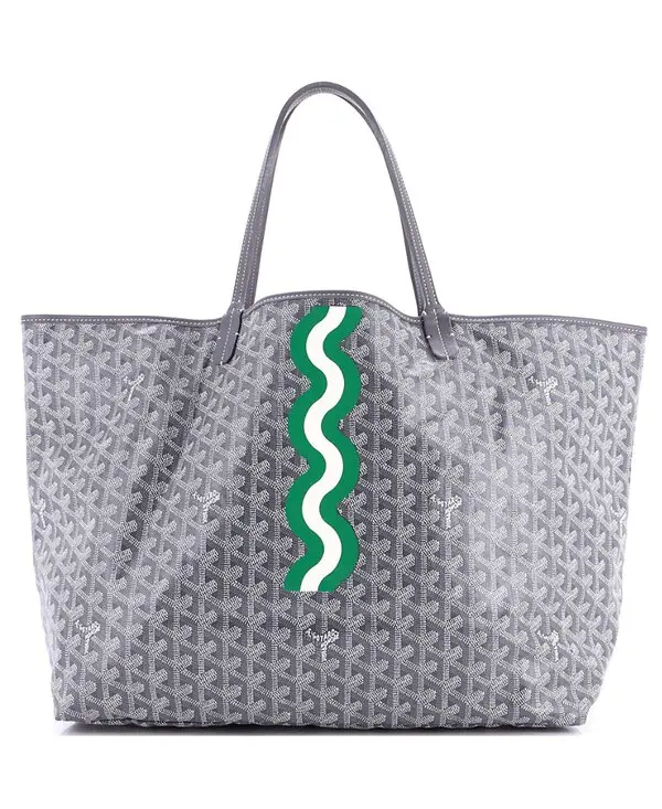 Goyard Gm Saint Louis Tote Printed Coated Canvas