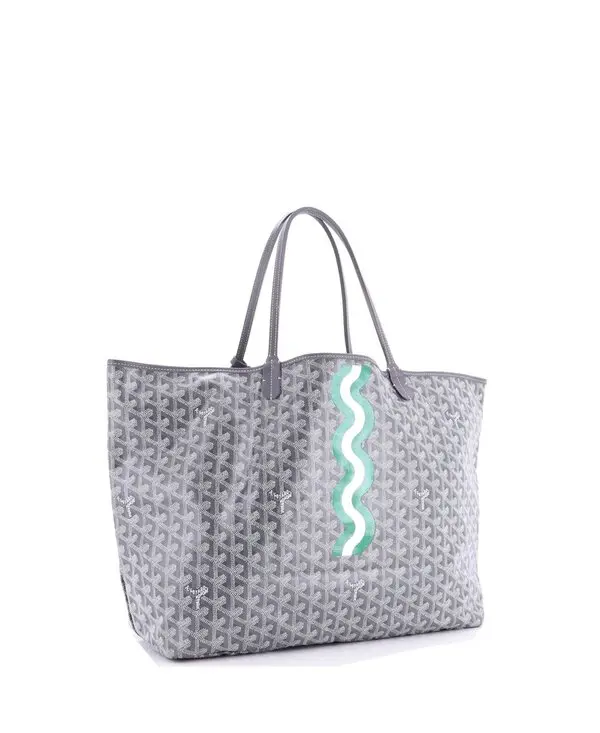 Goyard Gm Saint Louis Tote Printed Coated Canvas