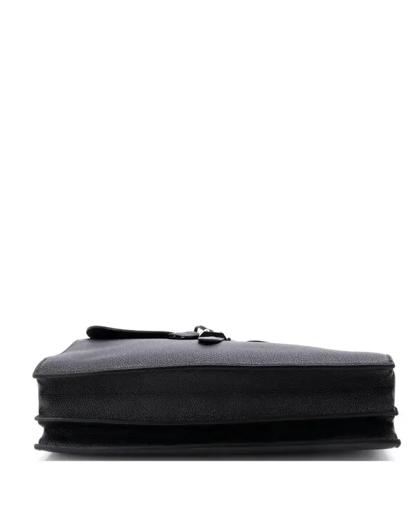 Hermès 41 Sac A Depeches Bag Togo - Black