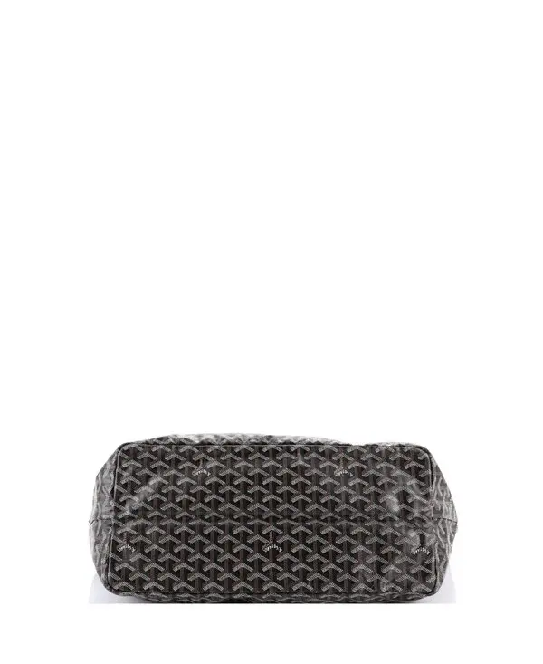 Goyard Gm Saint Louis Tote Coated Canvas - Black