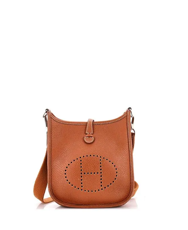 Hermès Tpm Evelyne Bag Gen Iii Clemence - Brown