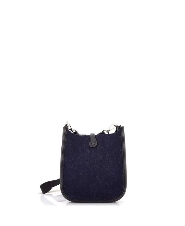Hermès Tpm Evelyne Bag Gen Iii Felt - Blue