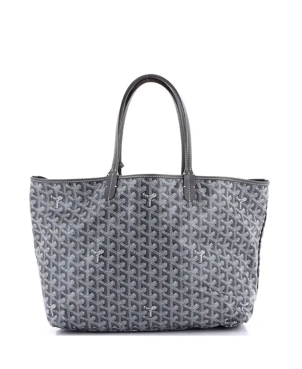 Goyard Pm Saint Louis Tote Coated Canvas - Gray