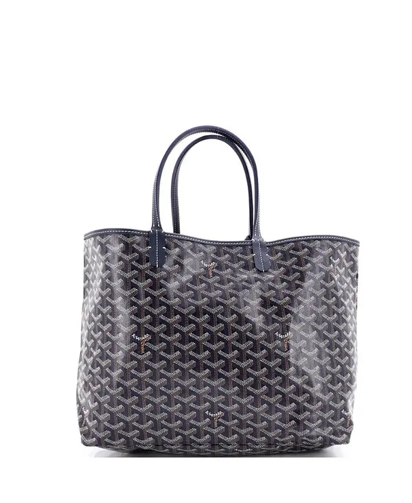 Goyard Pm Saint Louis Tote Coated Canvas - Blue