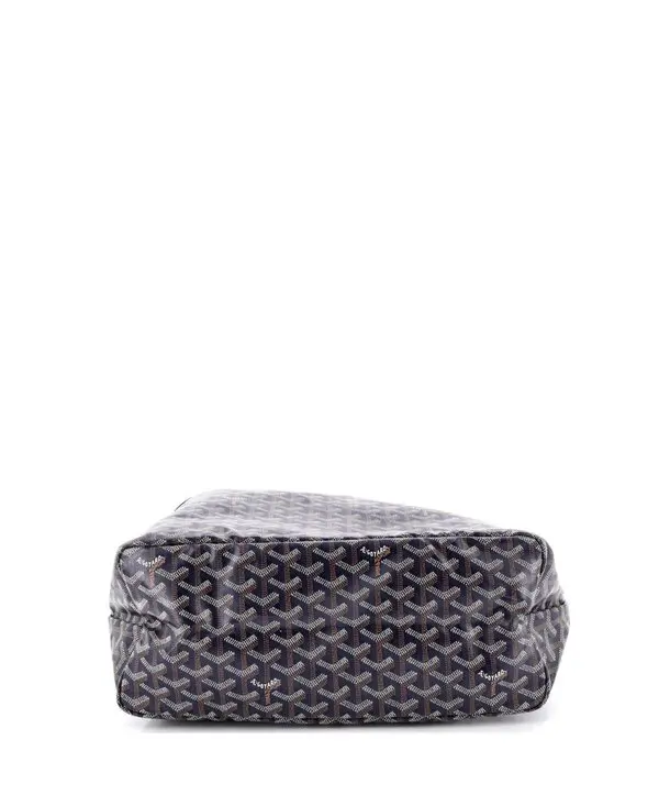 Goyard Pm Saint Louis Tote Coated Canvas - Blue