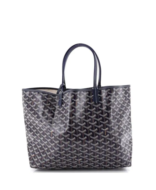 Goyard Pm Saint Louis Tote Coated Canvas - Blue