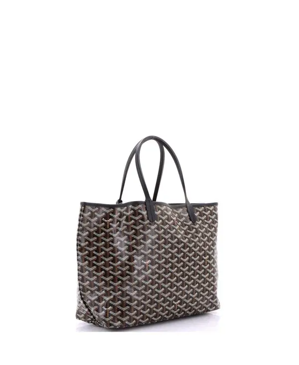 Goyard Pm Saint Louis Tote Coated Canvas - Black