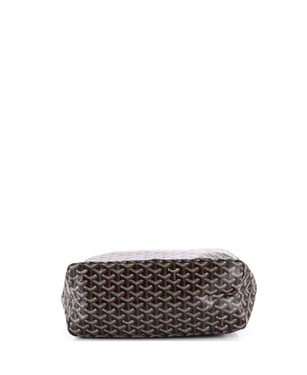 Goyard Pm Saint Louis Tote Coated Canvas - Black