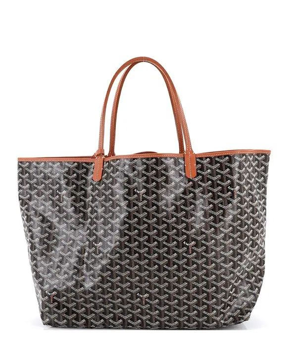 Goyard Gm Saint Louis Tote Coated Canvas - Brown