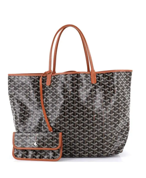 Goyard Gm Saint Louis Tote Coated Canvas