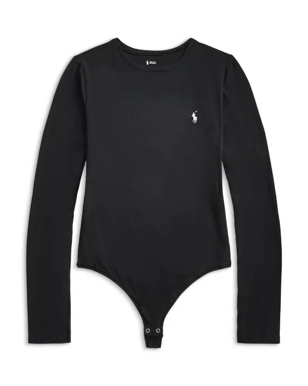 Polo Ralph Lauren Cotton Blend Long Sleeve Bodysuit