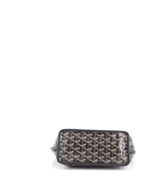 Goyard Mini Anjou Reversible Tote Coated Canvas - Black