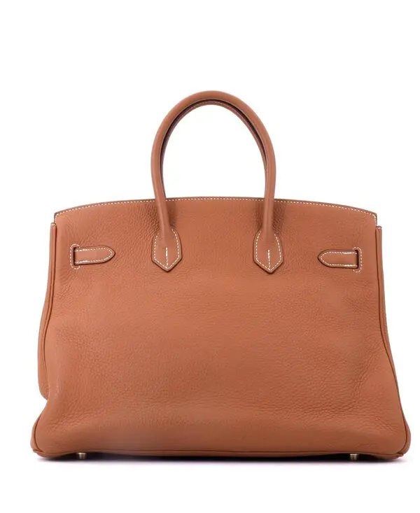 Hermès Birkin 35 Handbag Brown Togo With Hardware