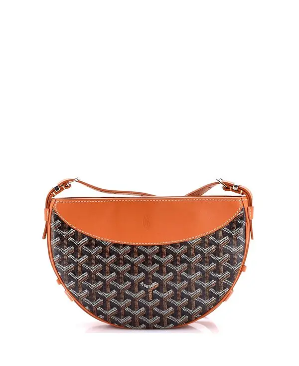 Goyard Hirondelle Shoulder Bag Coated Canvas And Leather
