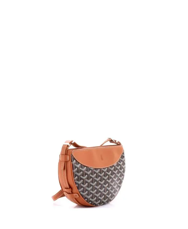 Goyard Hirondelle Shoulder Bag Coated Canvas And Leather