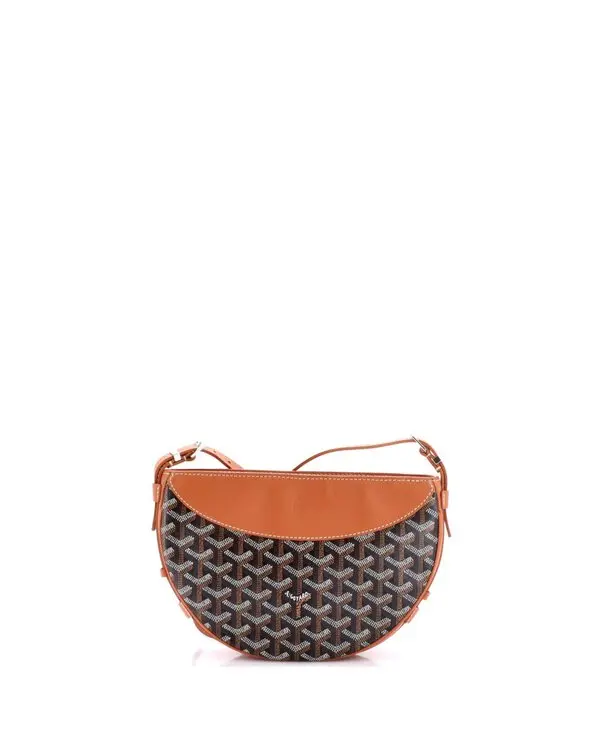 Goyard Hirondelle Shoulder Bag Coated Canvas And Leather