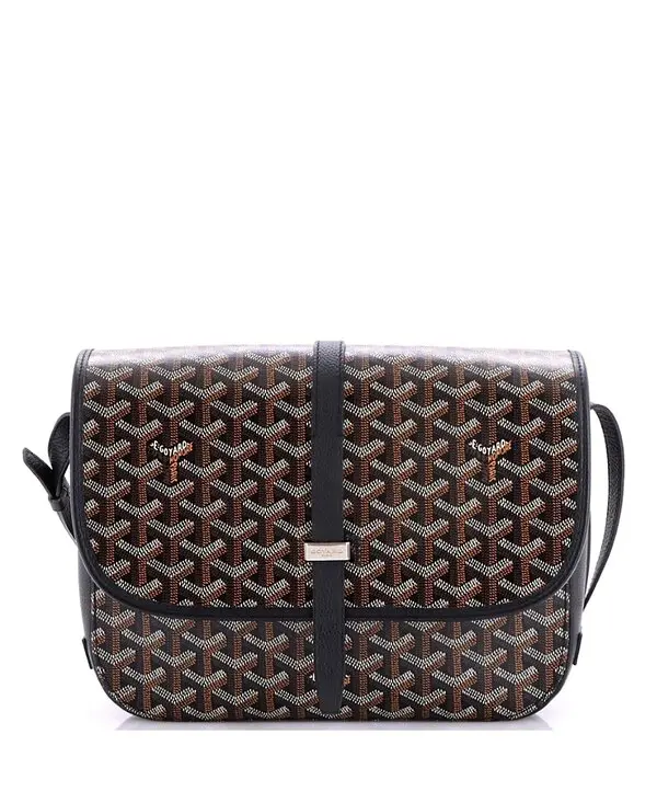 Goyard Mm Belvedere Ii Messenger Bag Coated Canvas