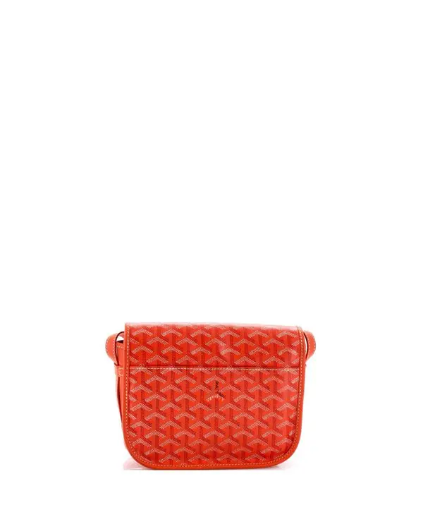 Goyard Pm Belvedere Messenger Bag Coated Canvas With Leather