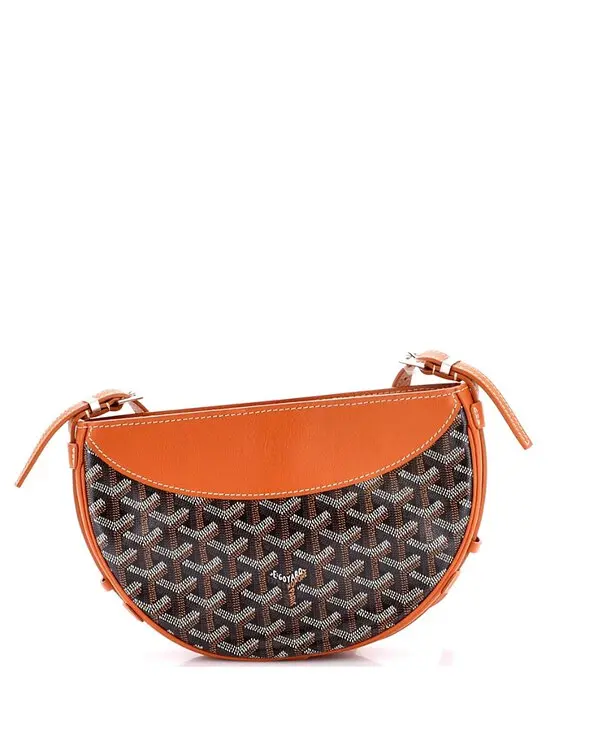 Goyard Hirondelle Shoulder Bag Coated Canvas And Leather