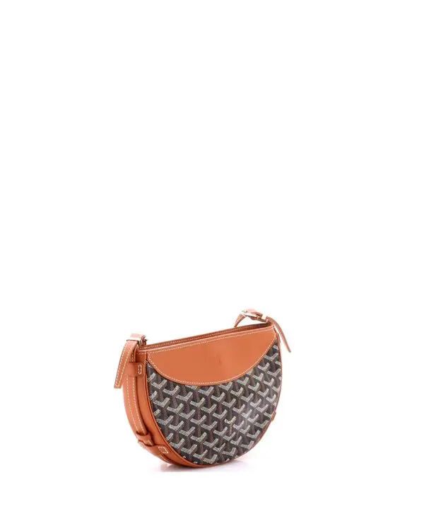 Goyard Hirondelle Shoulder Bag Coated Canvas And Leather