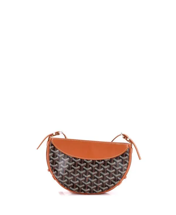 Goyard Hirondelle Shoulder Bag Coated Canvas And Leather