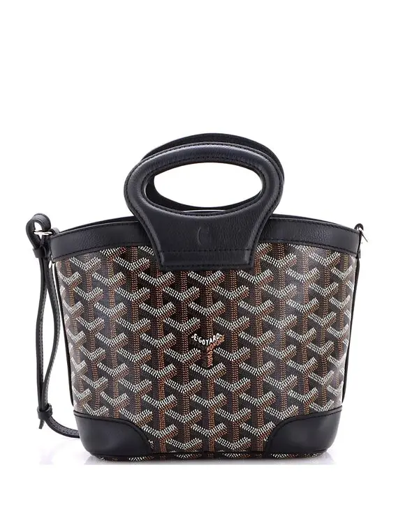 Goyard Mini Beluga Bag Coated Canvas - Black