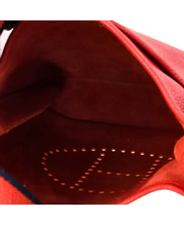 Hermès Pm Evelyne Bag Gen Iii Clemence - Red