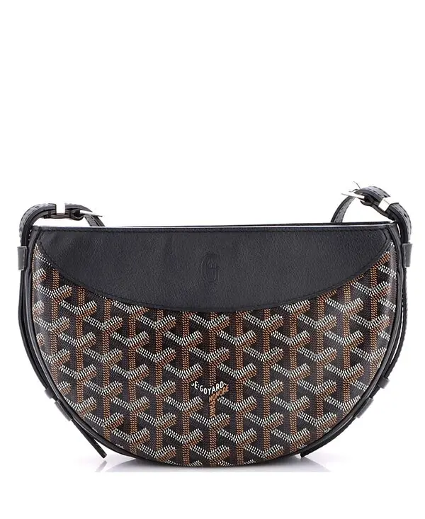 Goyard Hirondelle Shoulder Bag Coated Canvas And Leather
