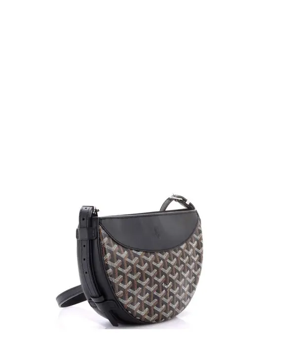 Goyard Hirondelle Shoulder Bag Coated Canvas And Leather