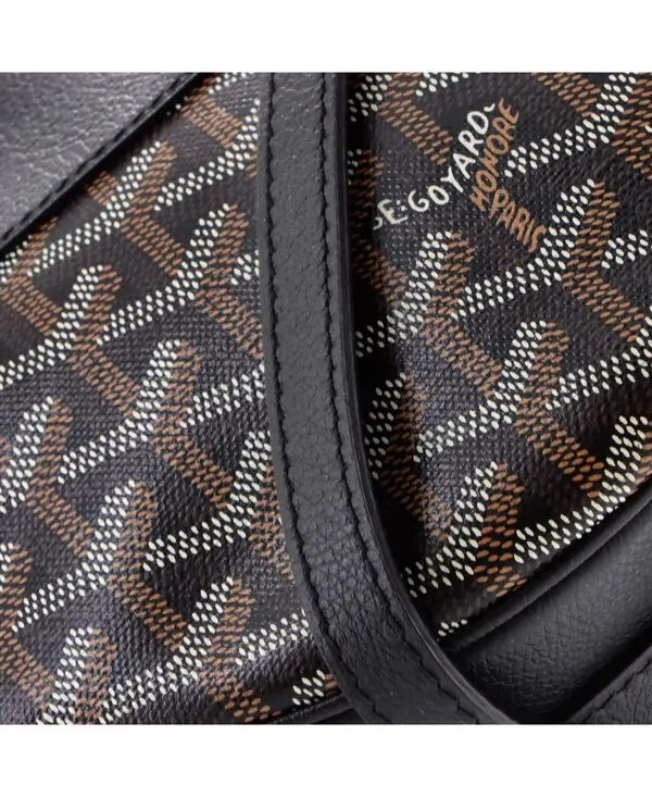 Goyard Hirondelle Shoulder Bag Coated Canvas And Leather