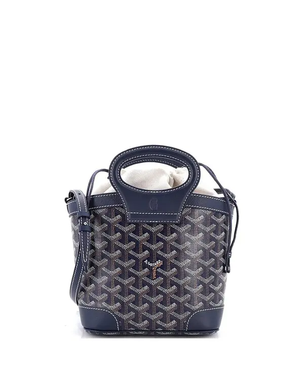 Goyard Mini Beluga Bag Coated Canvas - Blue