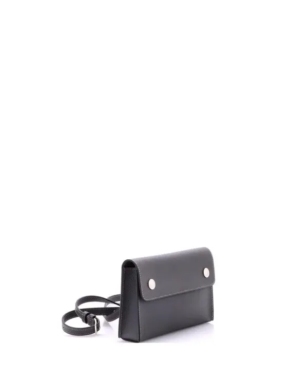 Hermès Double Snap Pochette Crossbody Epsom