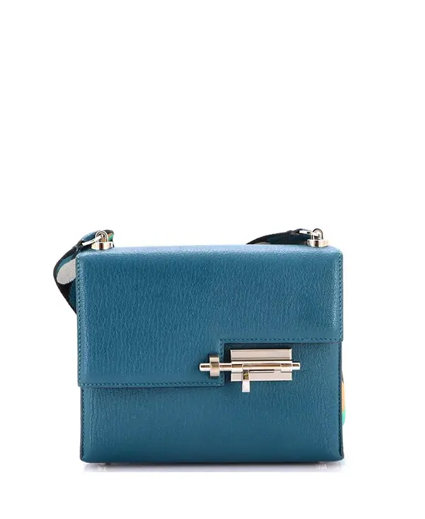 Hermès Mini Verrou Bag Chevre Mysore And Canvas