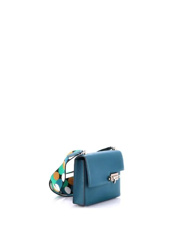 Hermès Mini Verrou Bag Chevre Mysore And Canvas
