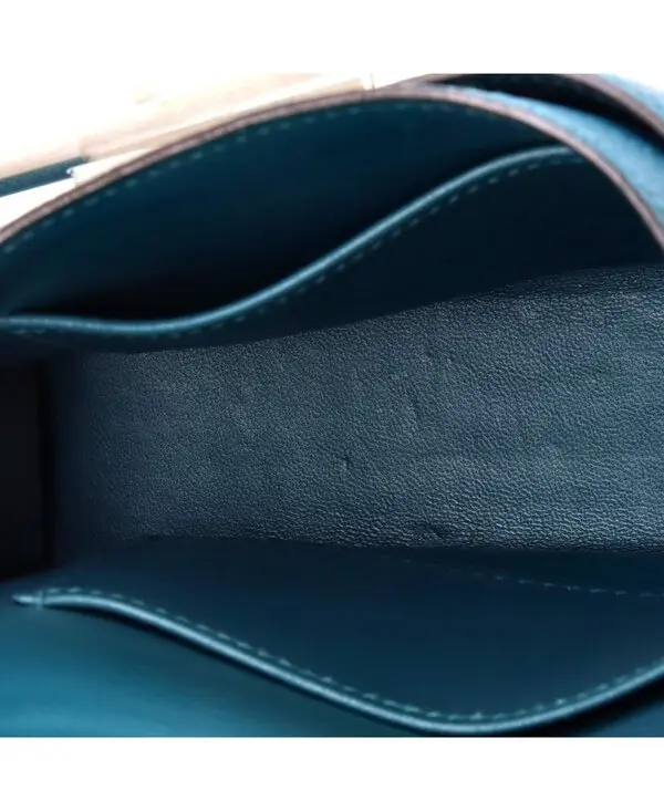 Hermès Mini Verrou Bag Chevre Mysore And Canvas