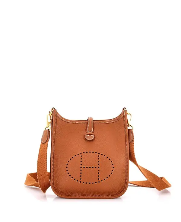 Hermès Tpm Evelyne Bag Gen Iii Clemence - Brown