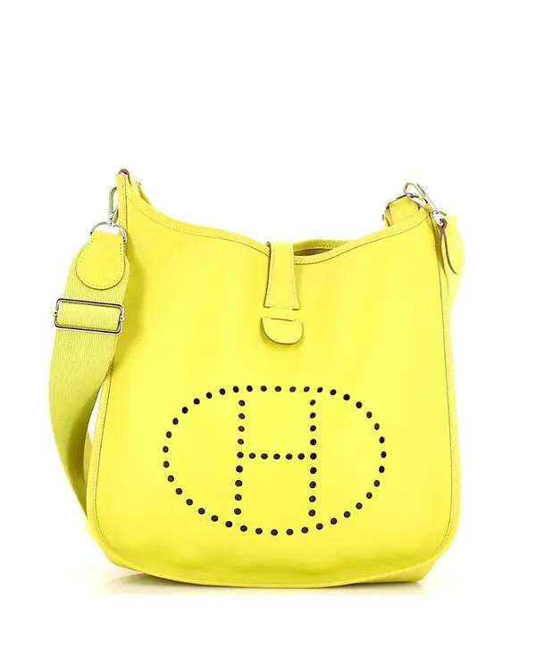 Hermès Pm Evelyne Bag Gen Iii Epsom - Yellow