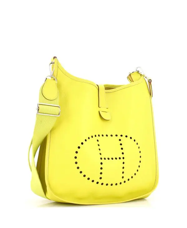 Hermès Pm Evelyne Bag Gen Iii Epsom - Yellow