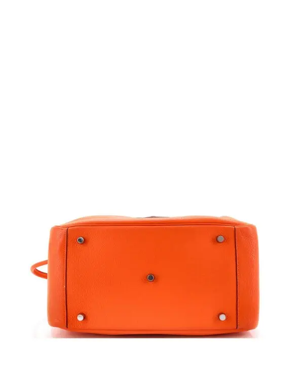 Hermès 34 Lindy Bag Clemence - Orange